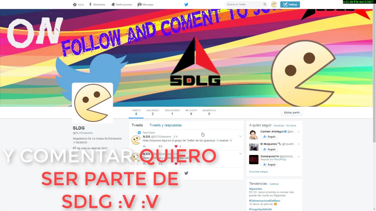 Como Unirse a SDLG /Twitter - YouTube