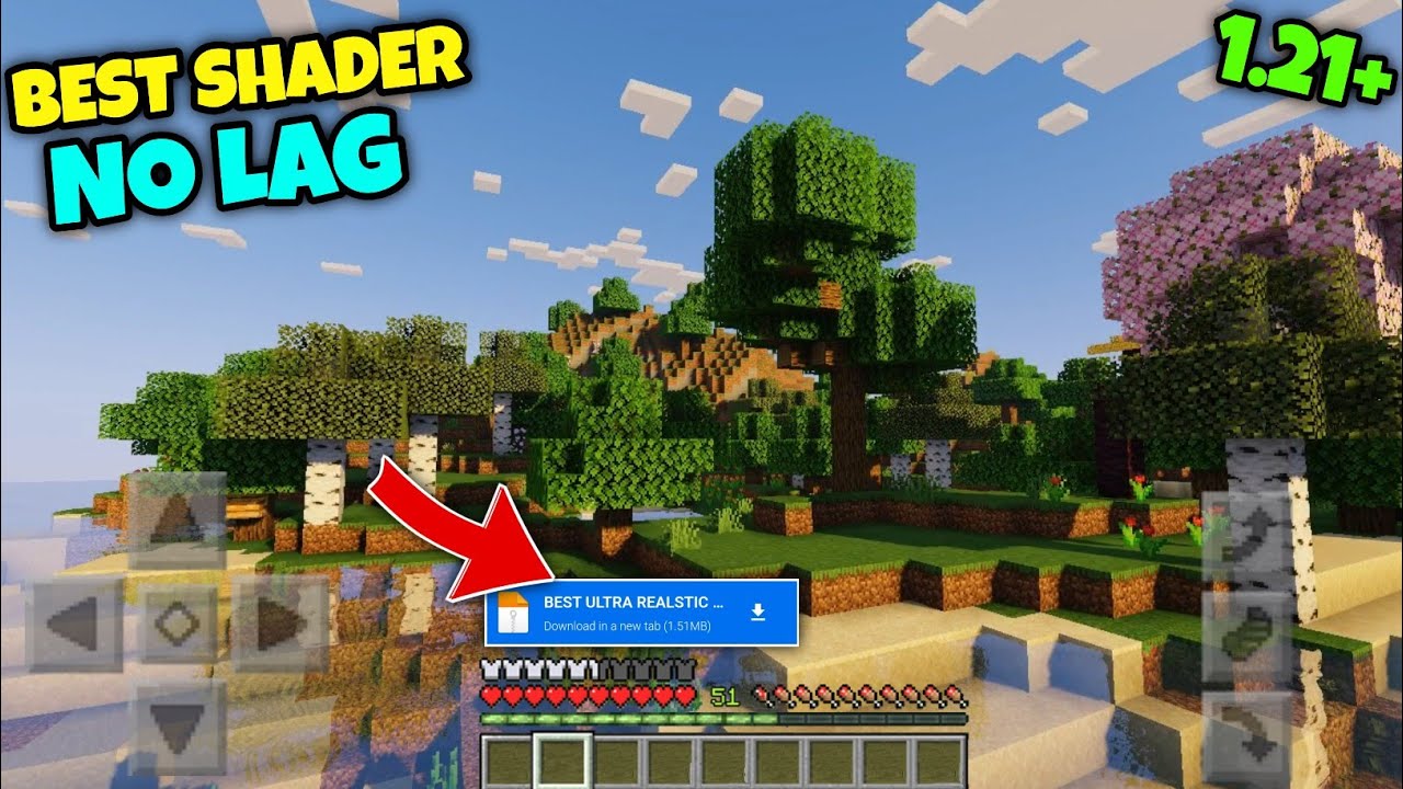 Best No Lag Shader For Minecraft PE 1.21+ | Best New Shader For MCPE Low End Device 1.21+ | 3GB ...