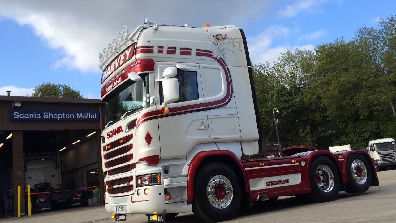 Scania R580 v8 streamline - YouTube