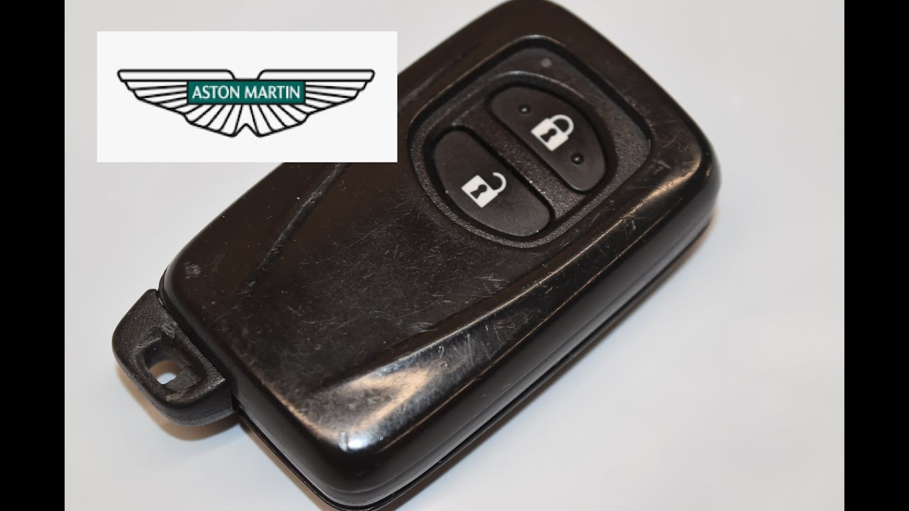 Aston Martin Cygnet Key Fob Battery Replacement - EASY DIY - YouTube