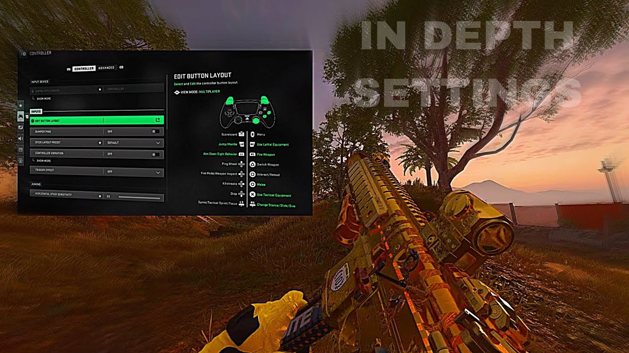 BEST MW2 CONSOLE CONTROLLER SETTINGS FOR AIM & MOVEMENT (IN DEPTH ...
