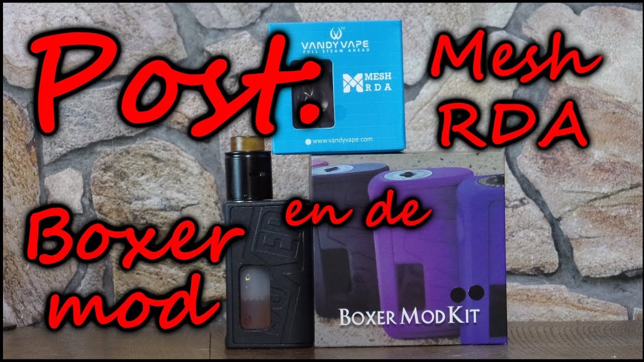 Post: Mesh RDA en Boxer mod - YouTube