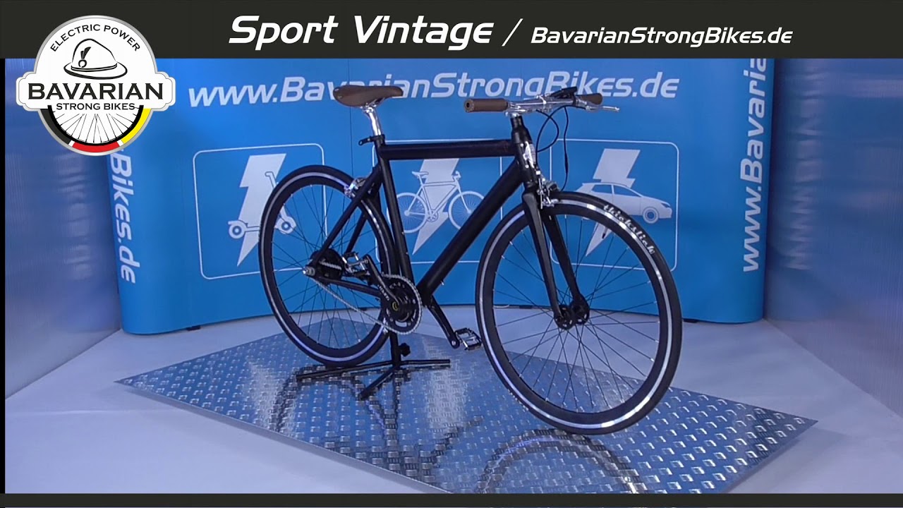 E-Bike Bavarian Sport VINTAGE (B-C) - Bavarian Strong Bikes - YouTube