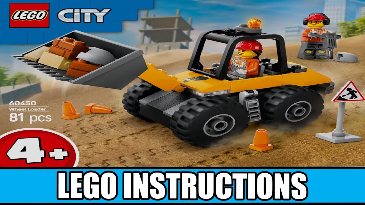 LEGO Instructions - City - 60450 - Wheel Loader - YouTube