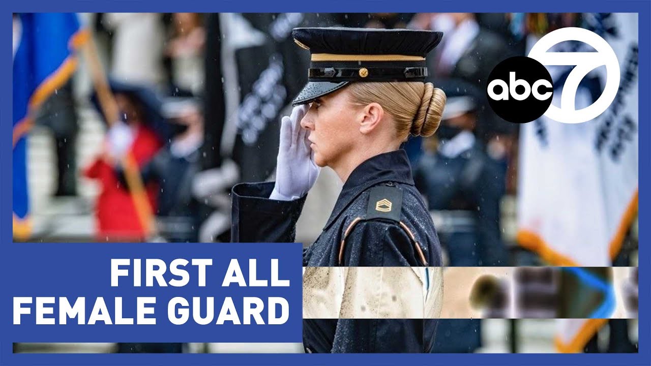 Making history: Tomb of the Unknown Soldier has its first all-female ...