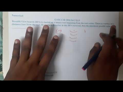 GATE CSE 2016 SET 2 Q 11 || Graph ||Data Structure || GATE Insights Version: CSE - YouTube