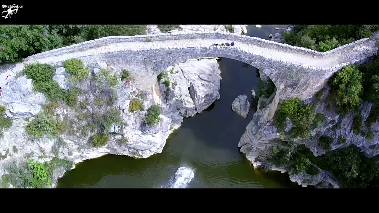 Pont de Llierca, Tortellà Girona drone dron - YouTube
