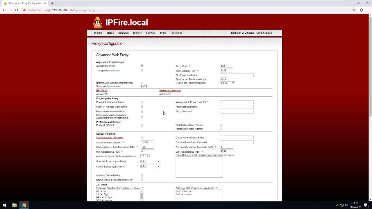 IPFire #03 - Proxy und URL Filter einrichten - YouTube