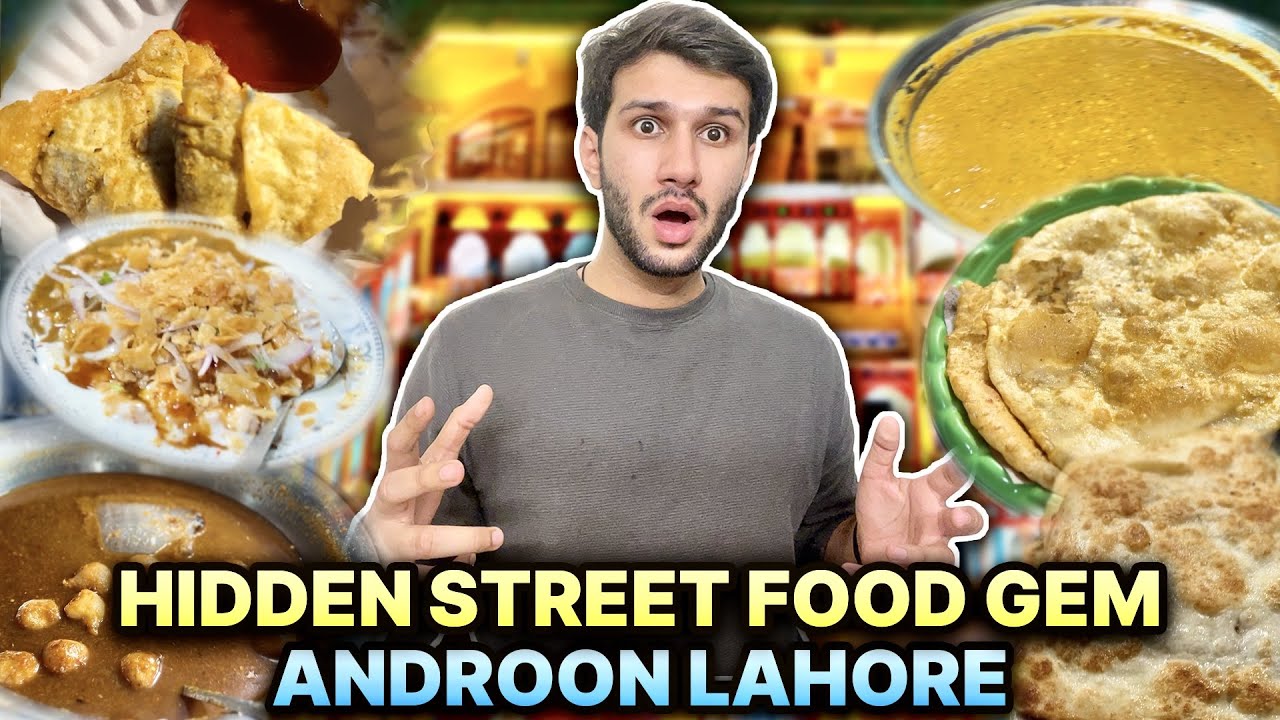 Best Androon Lahore Street Food in Pakistan | Dahi bhalla, Shapata Roll ...