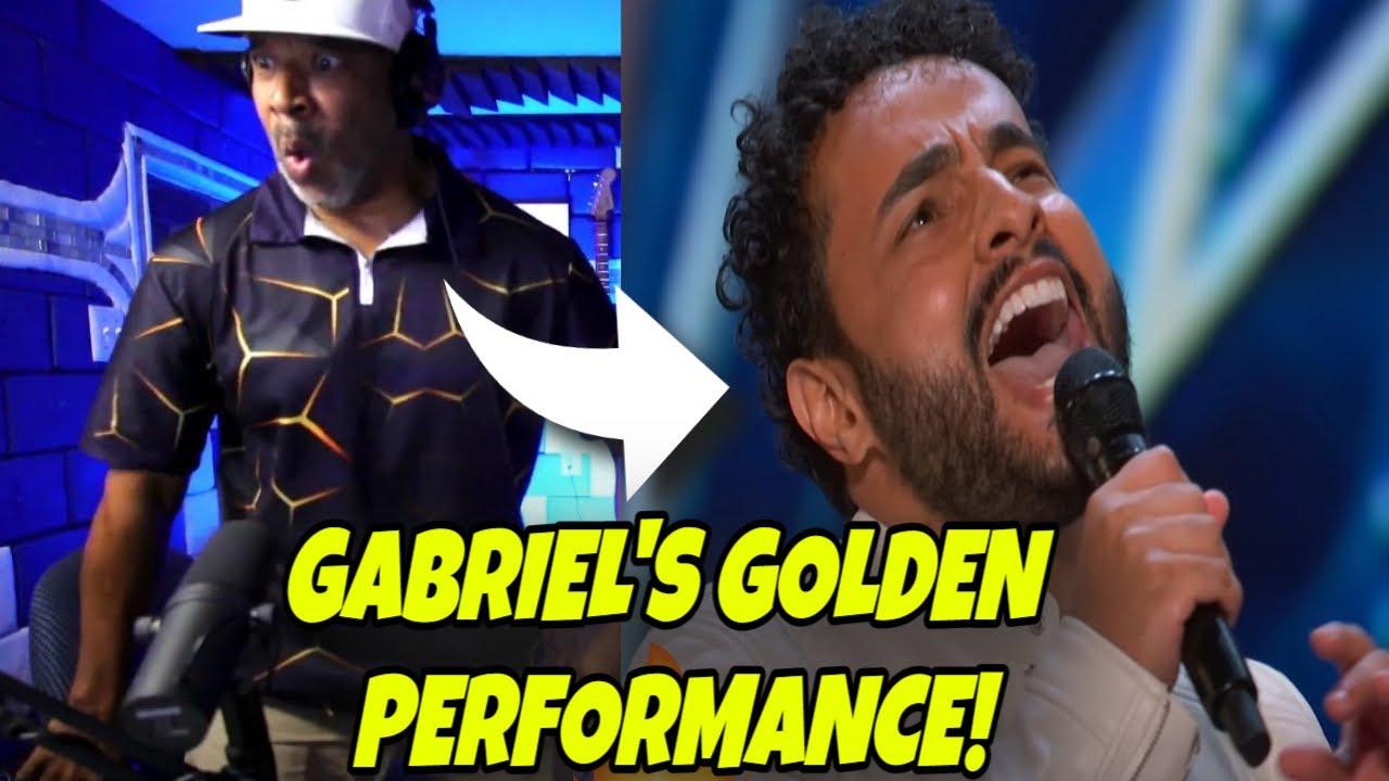😮 Producer JAW-DROPPED by Gabriel Henrique's Golden Buzzer High Notes ...