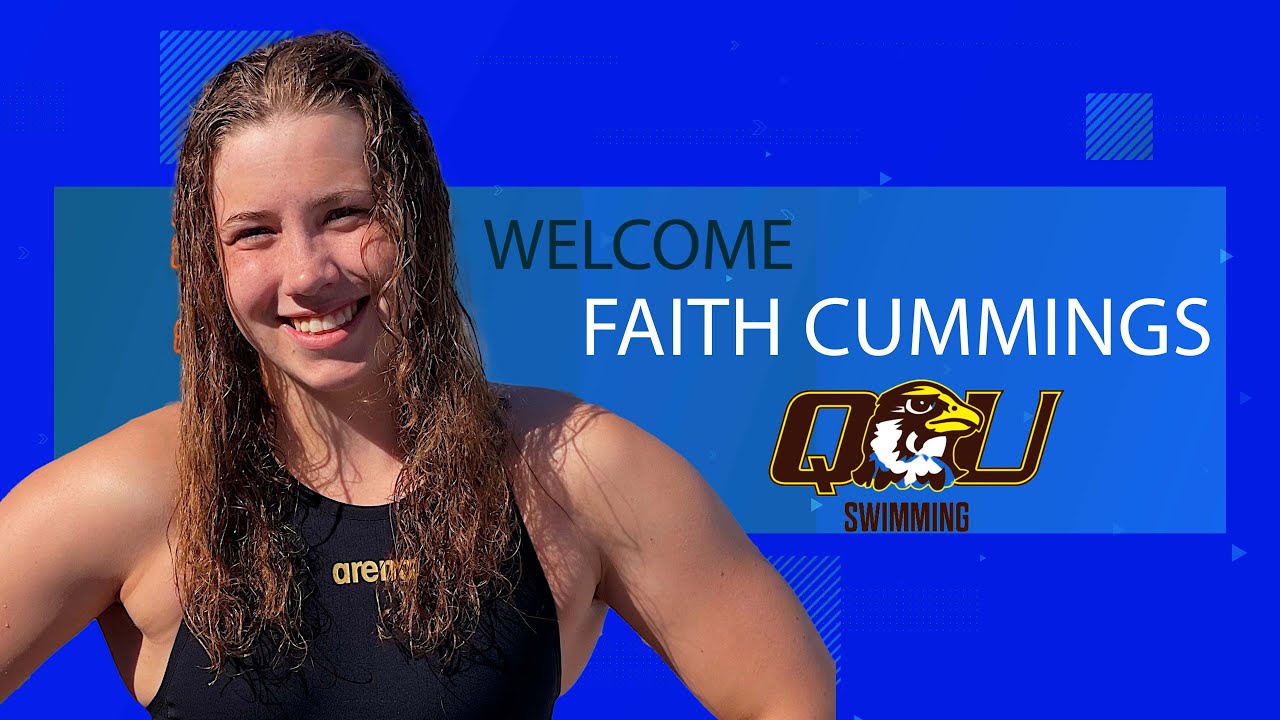 Meet Faith Cummings - QU Swim Team - YouTube