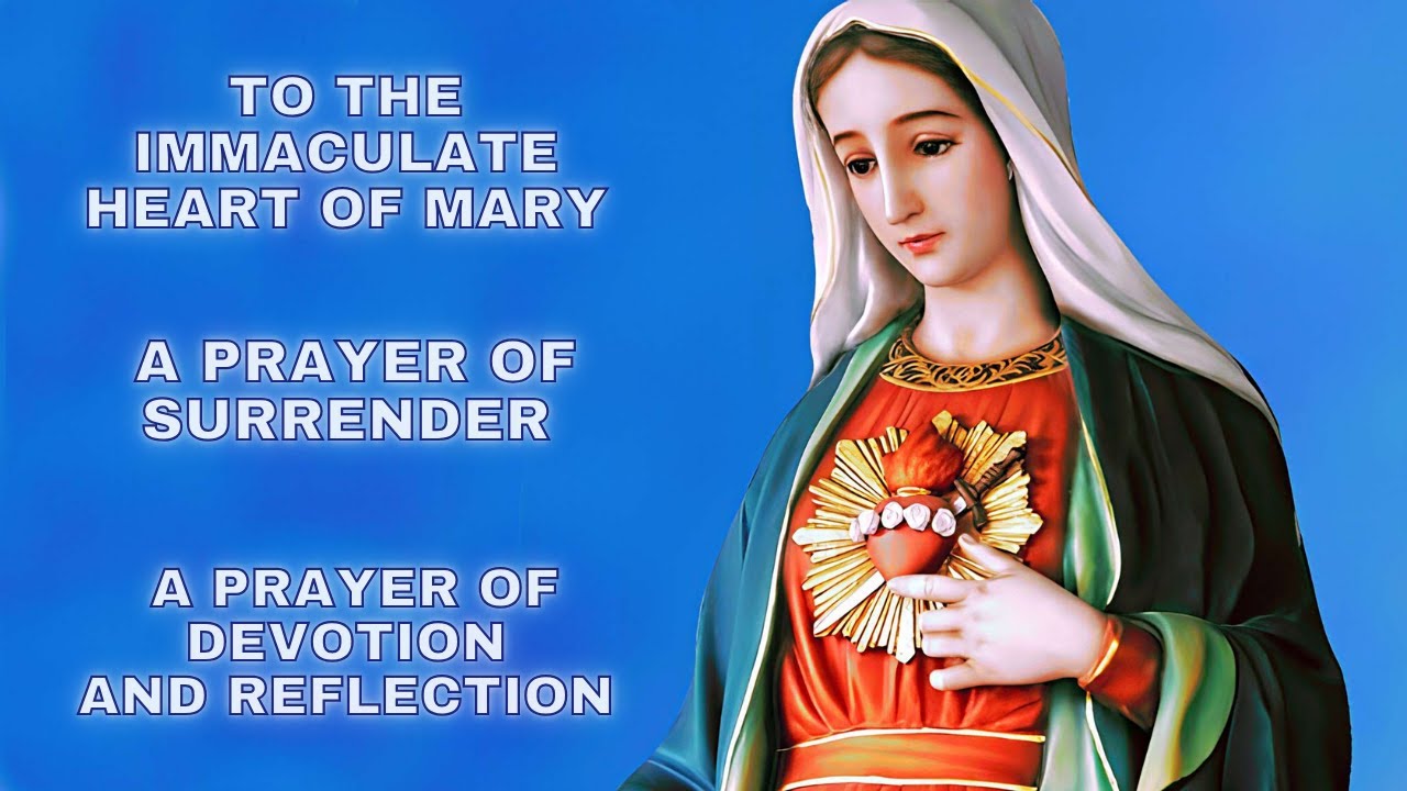 To The Immaculate Heart Of Mary: 🌟 A Prayer of Surrender 🙏 – Prayer ...