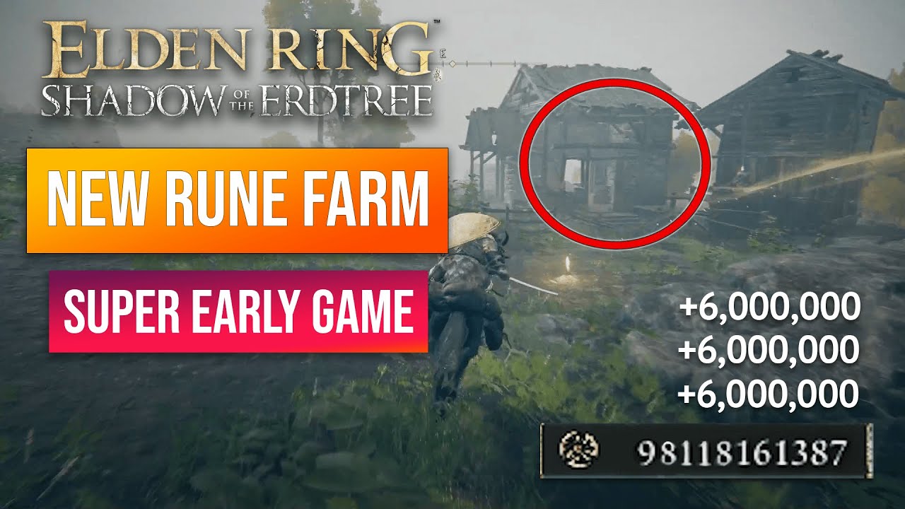 Elden Ring Shadow Of The Erdtree Rune Farm | Elden Ring Rune Farm ...