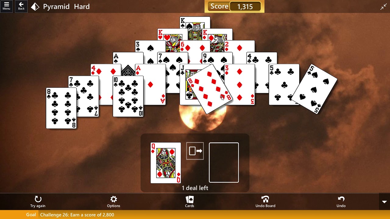 EVENT: Solitaire World Tour/Pyramid/Challenges 26 Solved/May 20,2020 ...