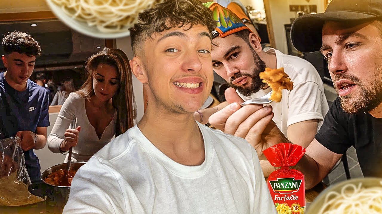 Tuto Pâte avec Inoxtag (je cuisine pour les croutons avec Apo et Pidi ...