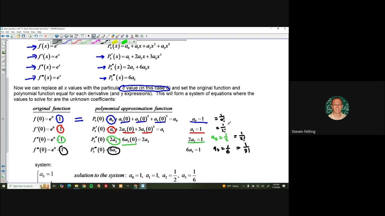 AP Calculus - Taylor/Maclaurin Polynomials and Series - YouTube