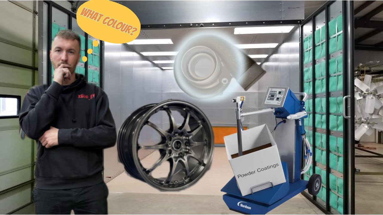 POWDER COATING MY TURBO A NEW COLOUR - YouTube