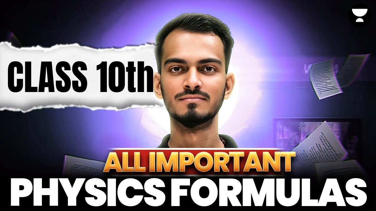 All Important Formulas 🔥| Physics Class 10th | Exam Formulas Physics ...