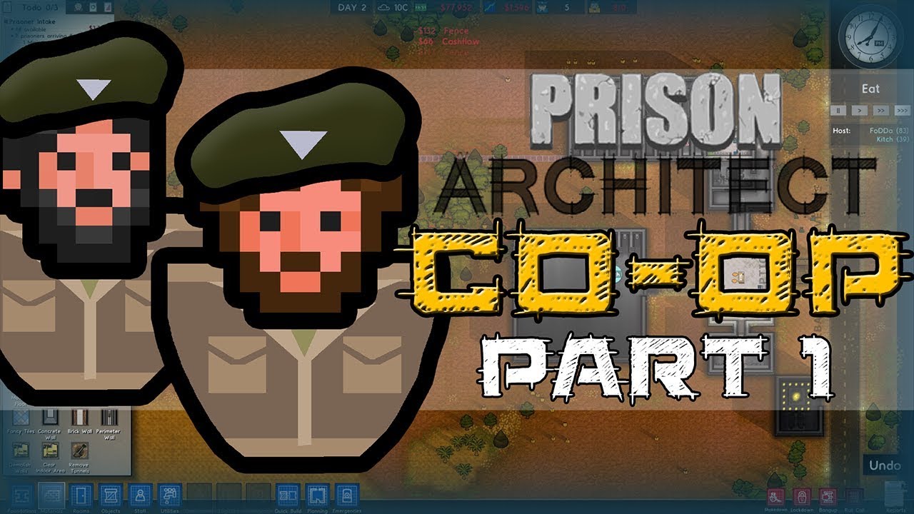 MULTIPLAYER COOP?! - Prison Architect Coop - Let's Play - YouTube