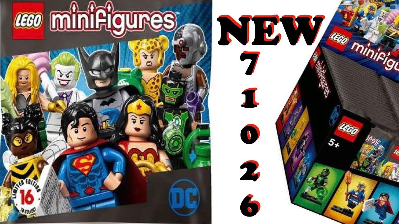 FIRST IMAGES LEGO DC Minifigures Series 2020 71026 - YouTube