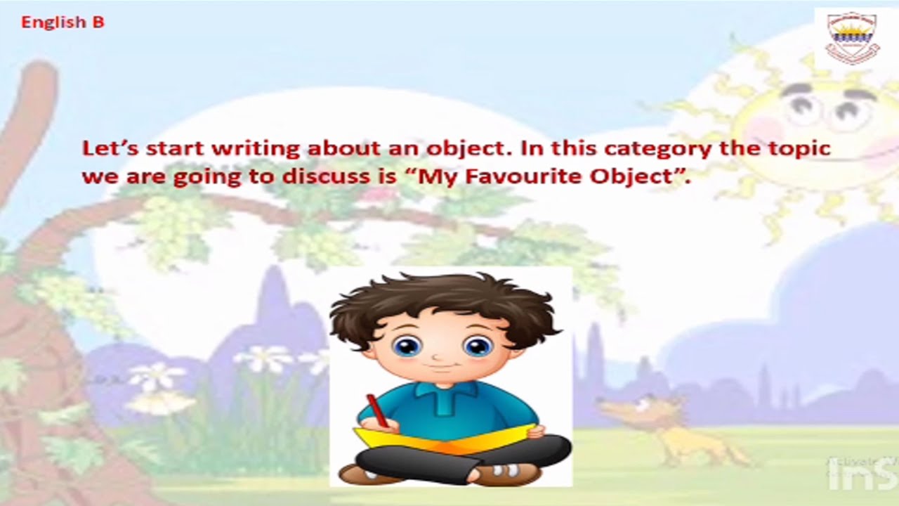 Essay Writing | My Favourite Object| How to write an essay | Primary ...