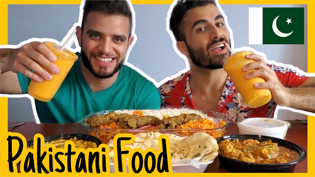 PAKISTANI FOOD MUKBANG 먹방 (First Time Reaction) | Pakistani Biryani ...