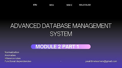 Advanced database management system - YouTube