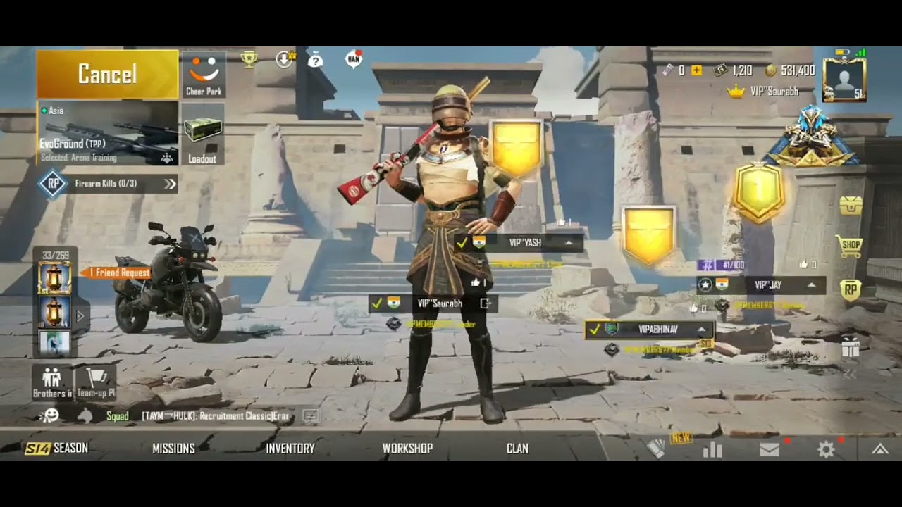 🤩VIP SQUAD OF PUBG MOBILE 😘 #pubgmobile#shorts - YouTube