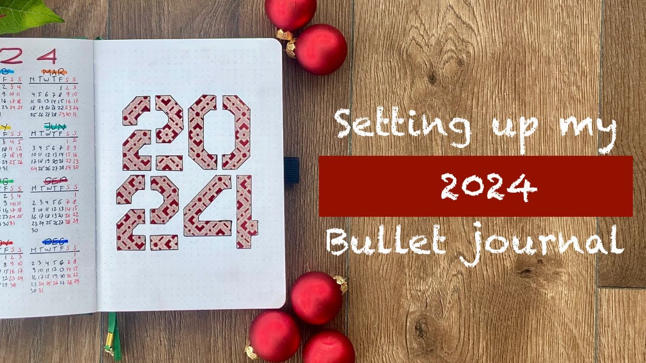 Bullet Journal 2024 setup 💛 Quick, easy, minimal, practical 💛 - YouTube