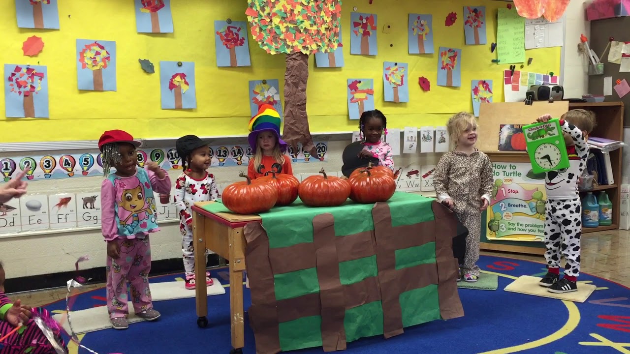 A's Halloween preschool skit 10/29/15 - YouTube