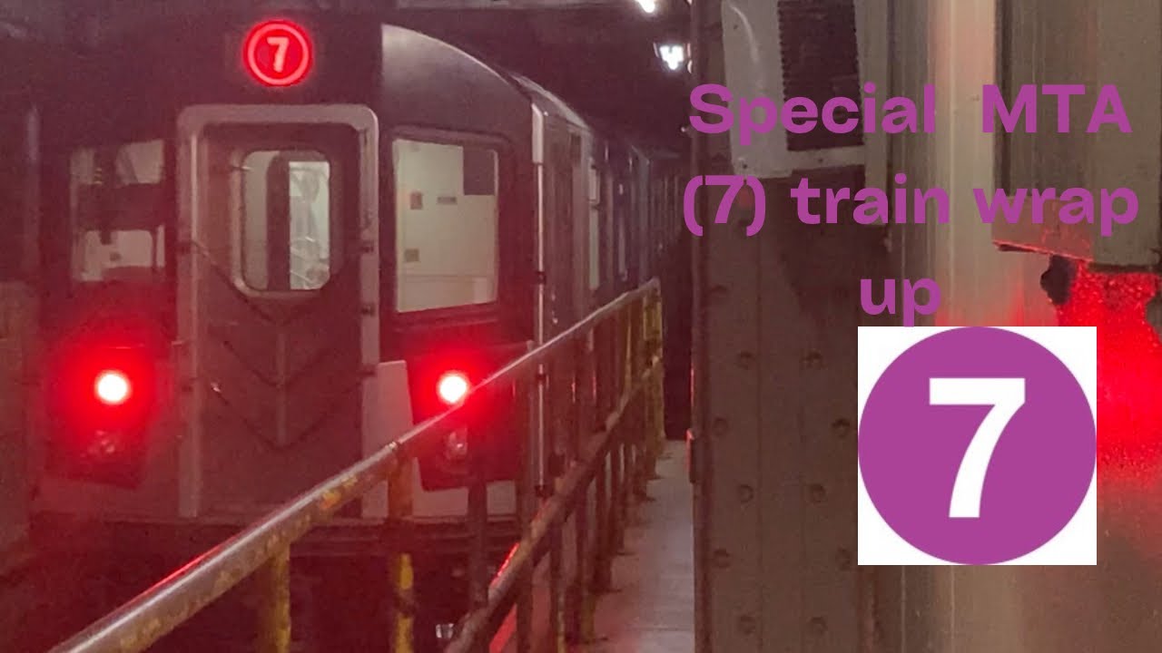 MTA (7) train special wrap train - YouTube