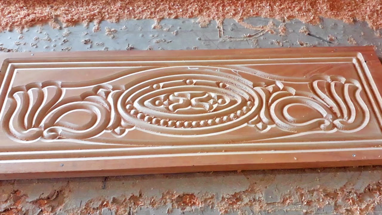 Wonderful Wooden Designing and Carving With CNC Router Machine || Wood ...