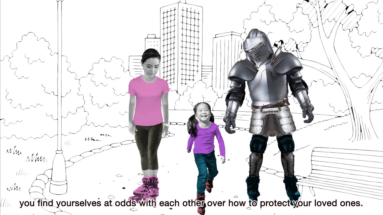 The couple with different protection styles - YouTube