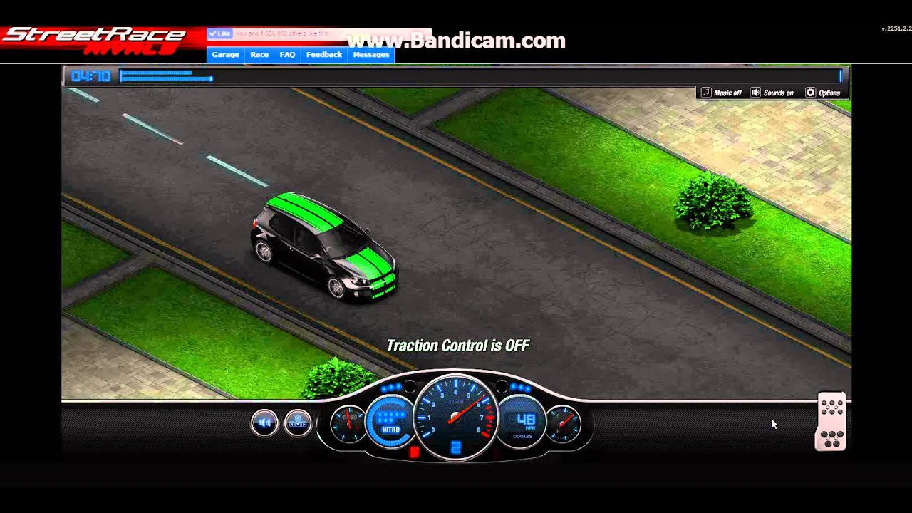 streetrace rivals club gti 14.672 9%nos - YouTube