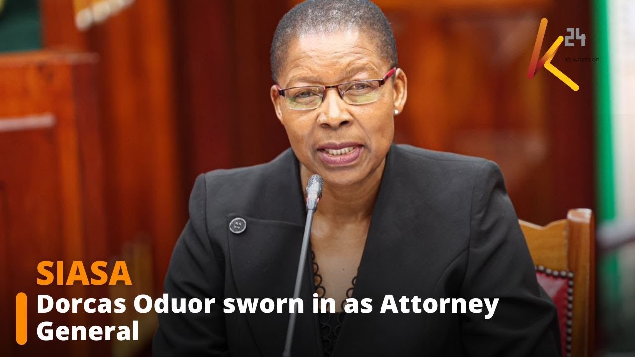 Dorcas Oduor sworn in as Attorney General - YouTube