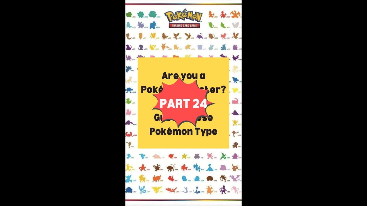 Are you a Pokemon Master? Pt. 24 ! 🐦🐋 🐢 Guess these #Pokemon Type! # ...