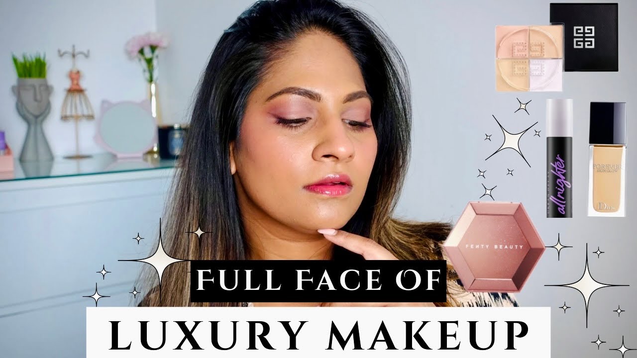 Full Face of Luxury Makeup | Natural Makeup Look Using All High End ...