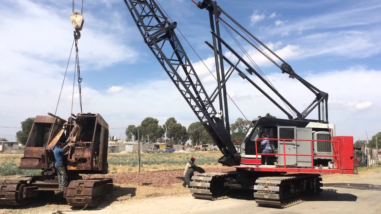 Link Belt ls 118 JMC - YouTube