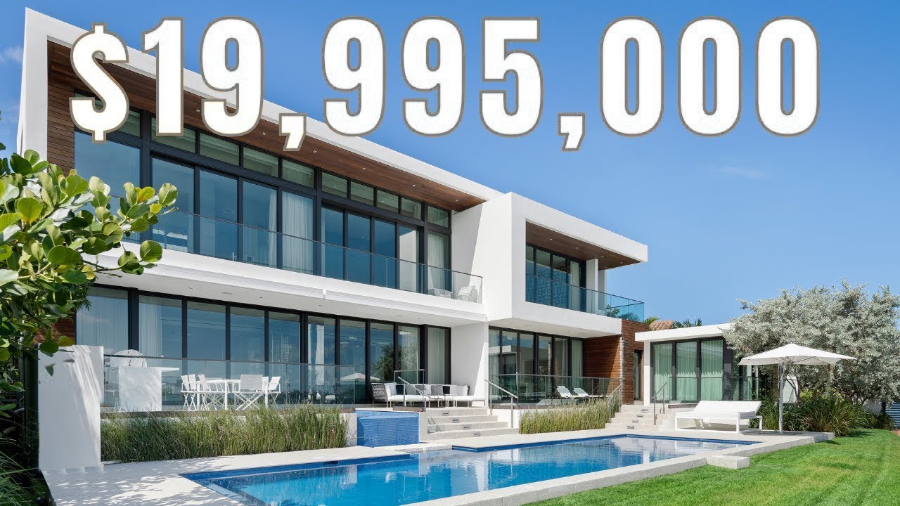 Inside this STUNNING $20 Million Miami Beach Ultra Luxury Mansion - YouTube