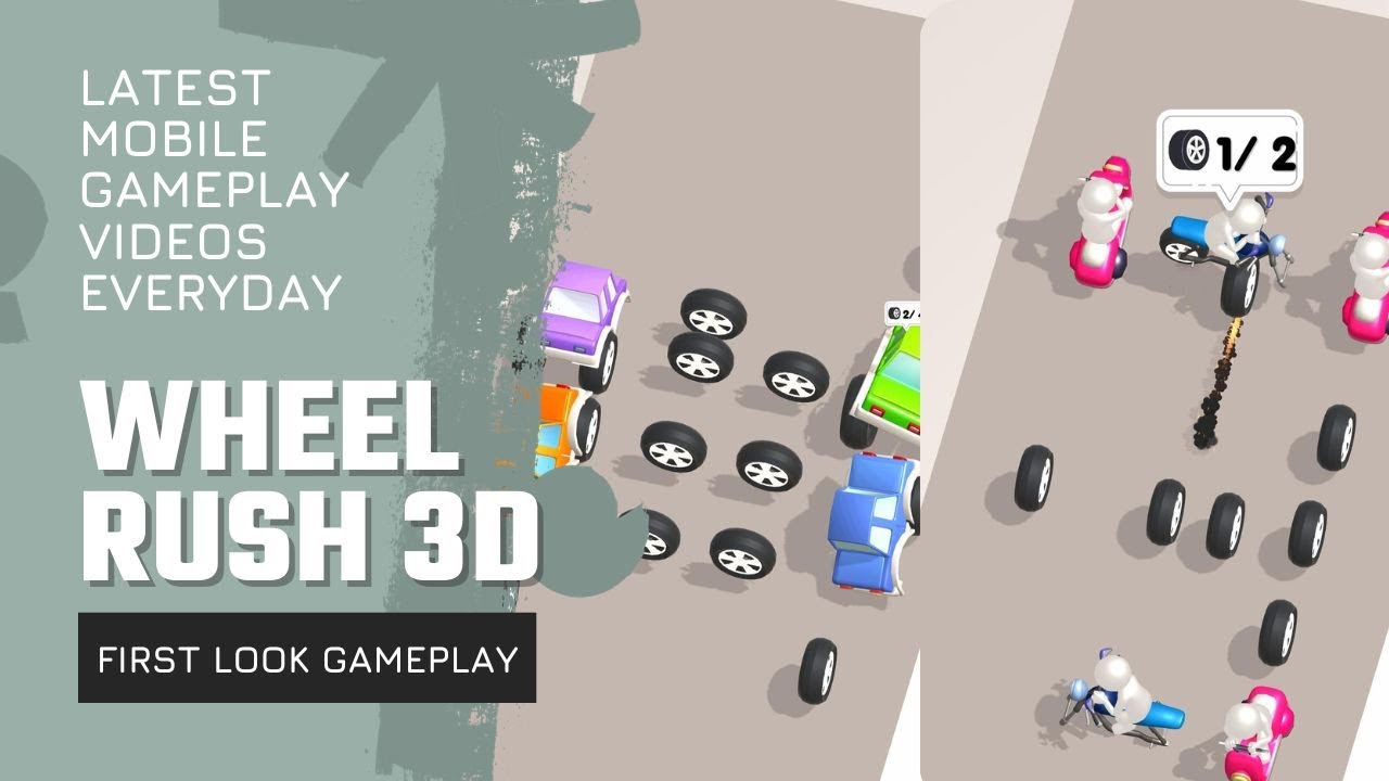 Wheel Rush 3D! 🚘😎🎴 Mobile Gameplay Walkthrough, iOS - YouTube