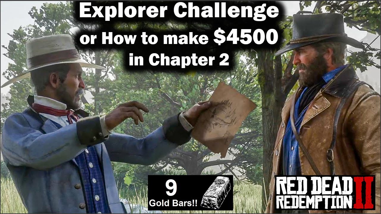 Explorer Challenge or how to make $4500 early in chapter 2 - Red Dead ...