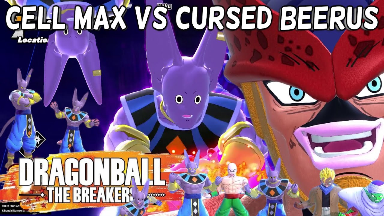 CELL MAX VS CURSED BUFF BEERUS | Creepy Giant Purple Cats?!?! - Dragon ...