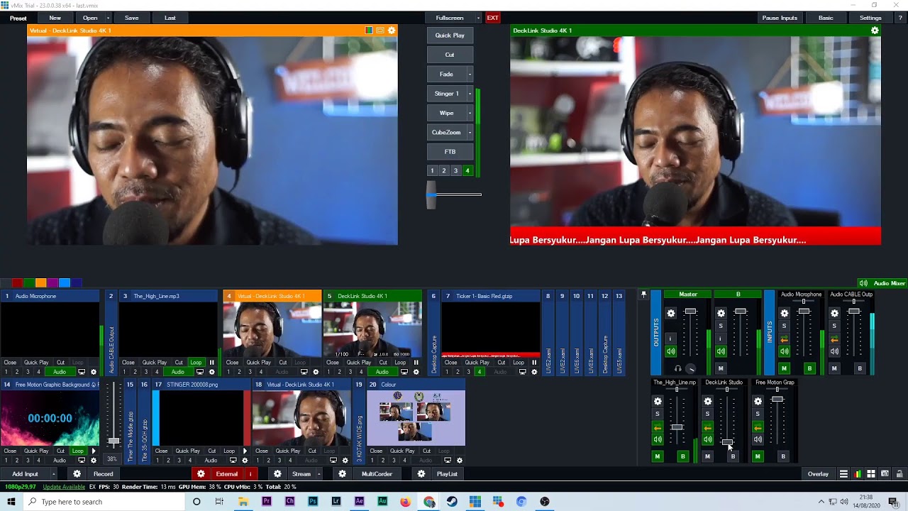 APA itu vmix STinger - YouTube