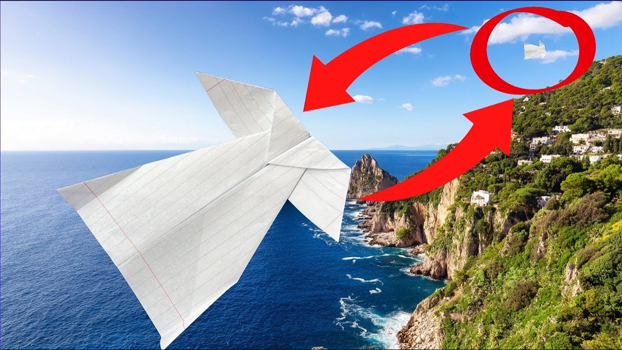 BEST PAPER PLANES BOOMERANG 1 | How to Make Paper Airplane | Notebook ...