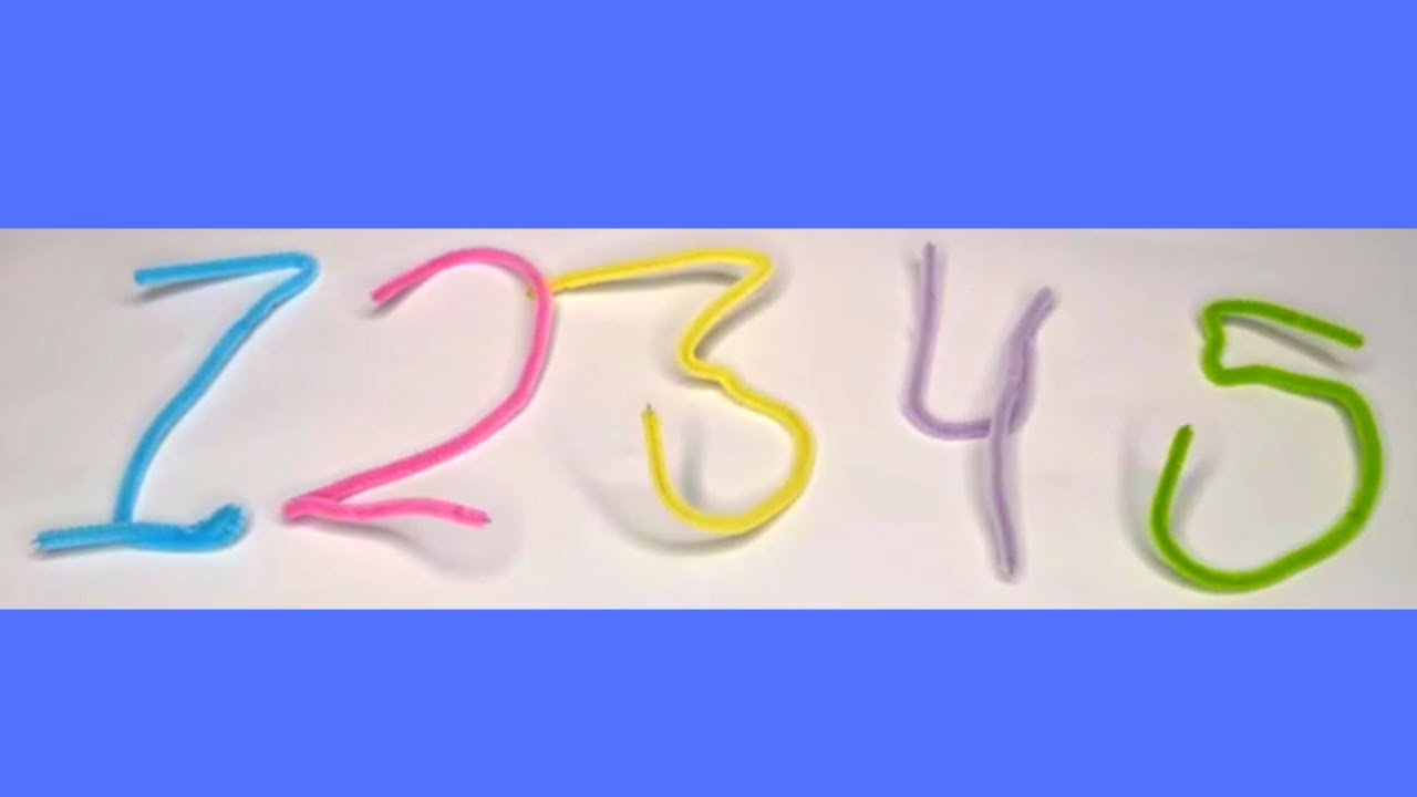 DIY Doodles Numbers for Kids Learn Counting 1-5 Preschool Educational ...