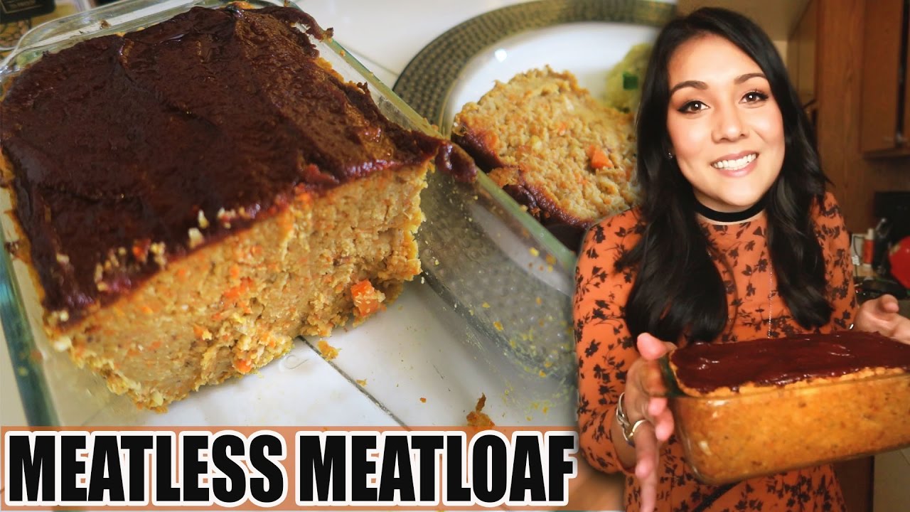 MEATLESS MEATLOAF AND MASHED POTATOES | THANKSGIVING - #TastyTuesday ...