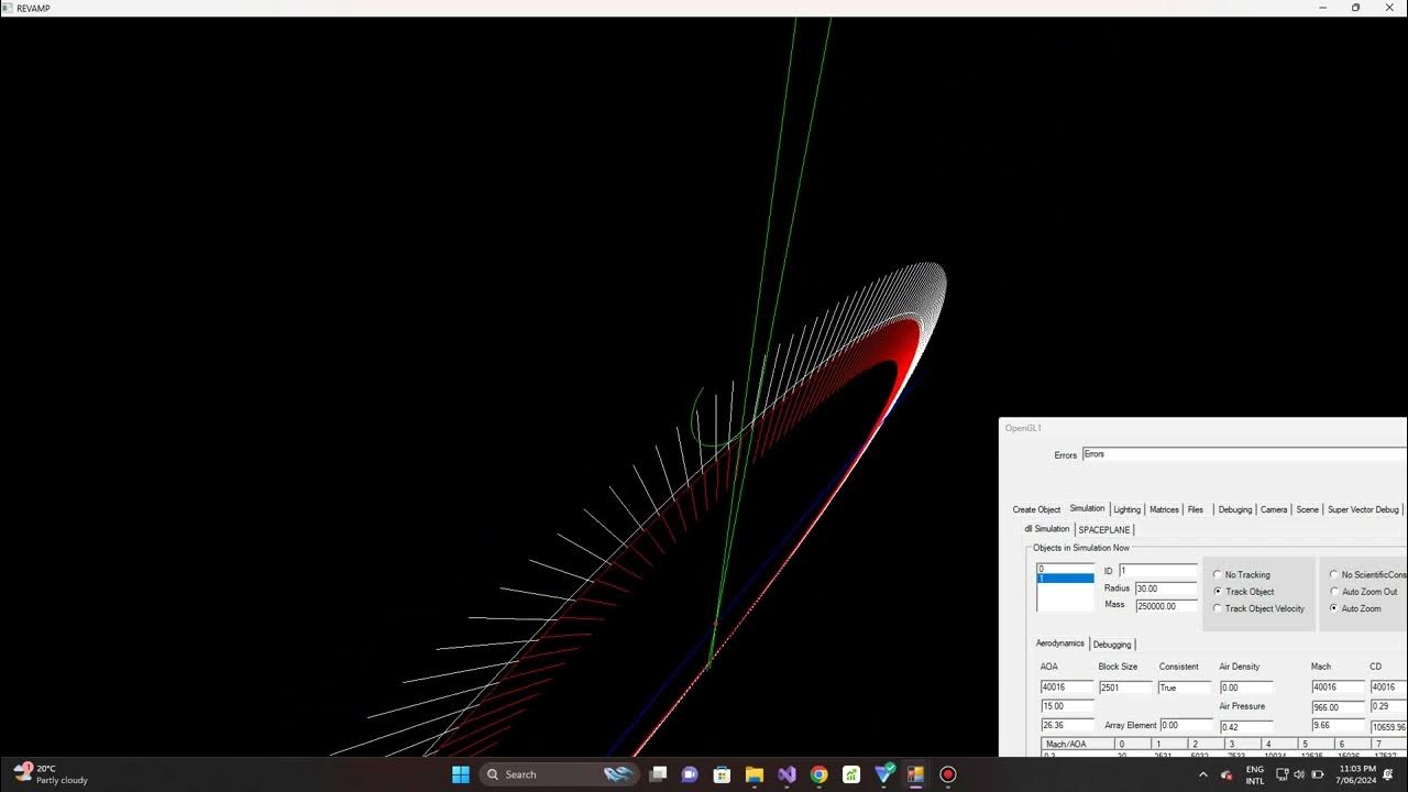 3D representation of a 2D orbital simulation - YouTube