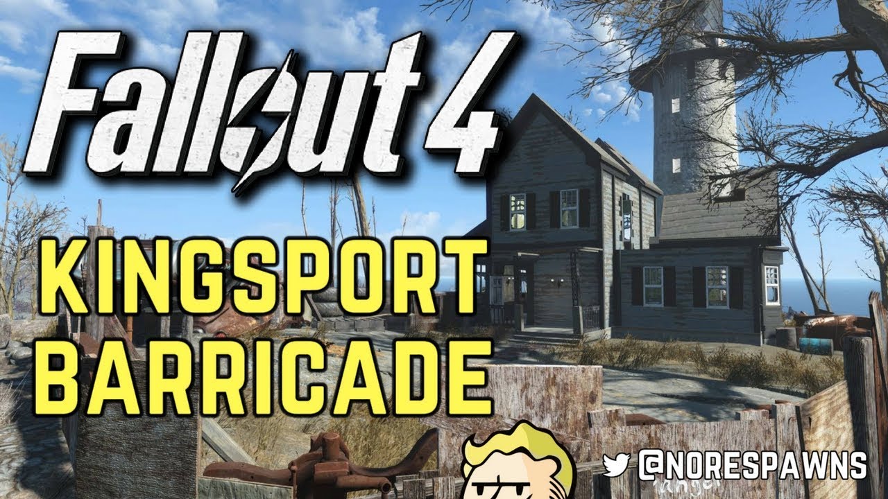 Fallout 4 - Kingsport Lighthouse Barricade - YouTube