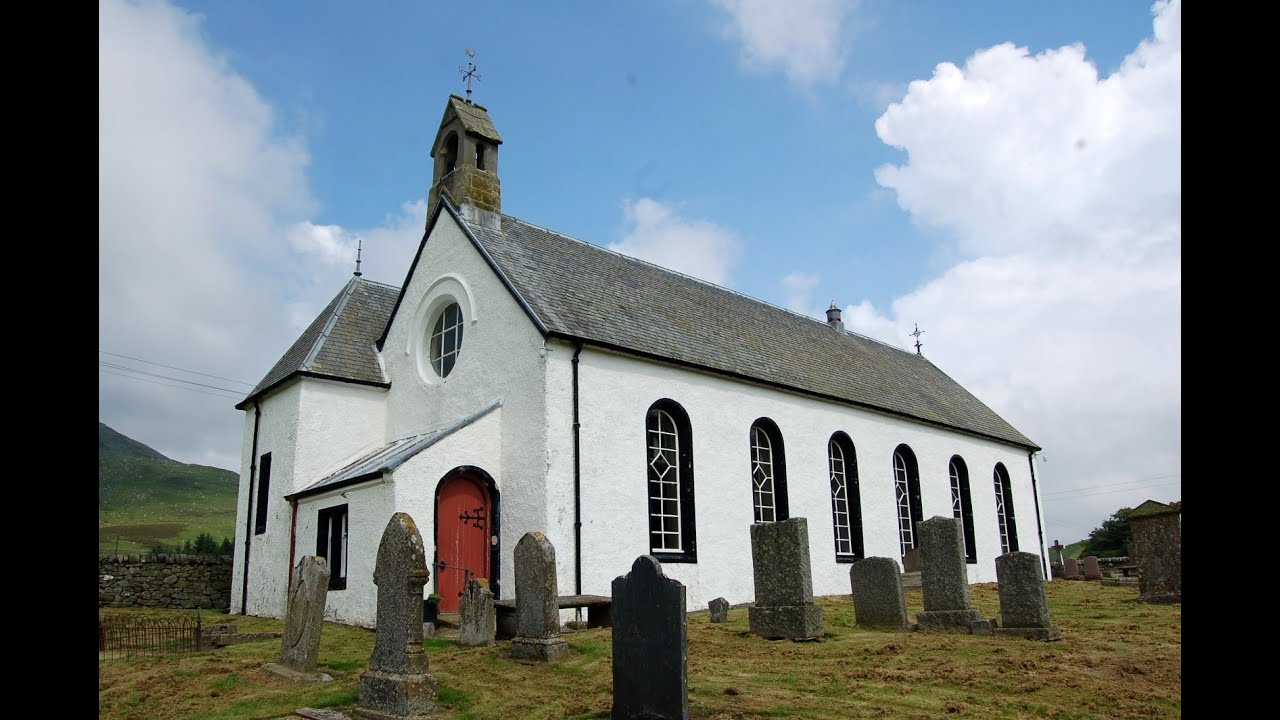 Winter Road Trip Drive To Church And Graveyard On Visit To Amulree ...
