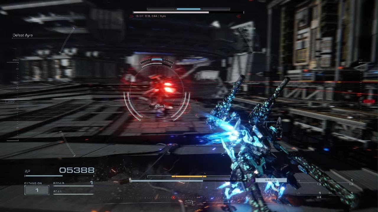 ARMORED CORE VI FIRES OF RUBICON_AYRE!! Boss fight - YouTube